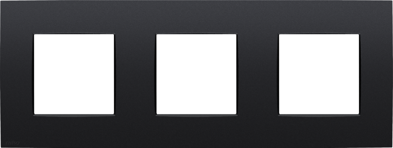 Niko Intense Matt Black Coated Afdekraam 3-voudig HV mat zwart 136 ...